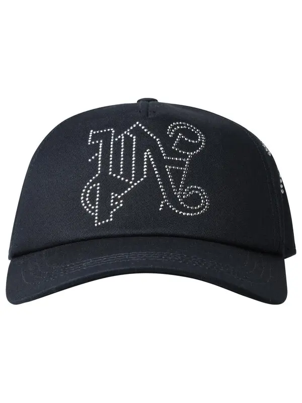 Palm Angels Monogram Cap - Black