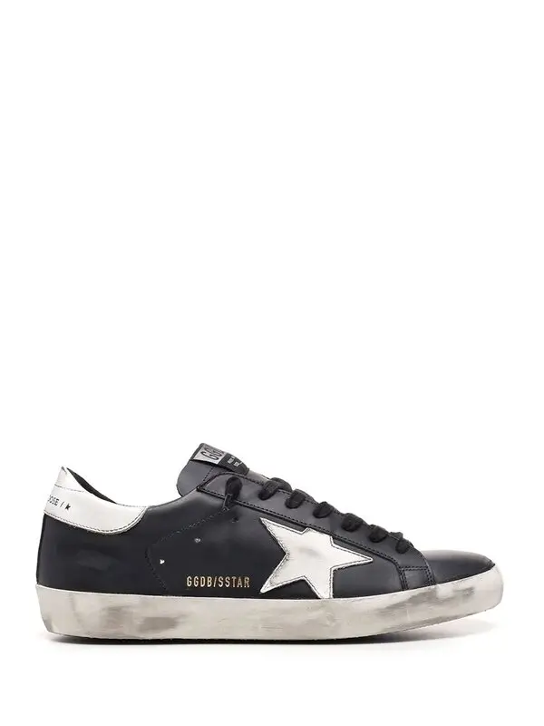 GOLDEN GOOSE Super Star" Low Top Sneakers - Black