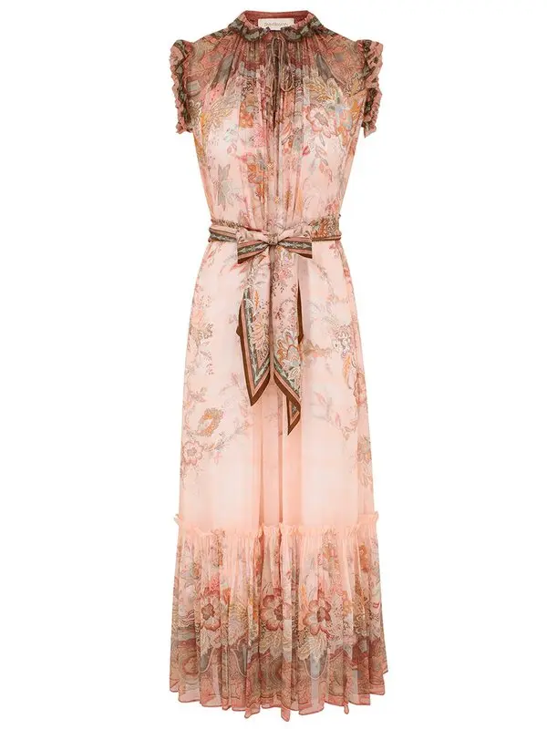 Zimmermann Alchemy Flutter Dress - Multicolor