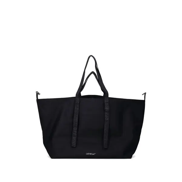 Off-White Tote Bag With Arrow Print