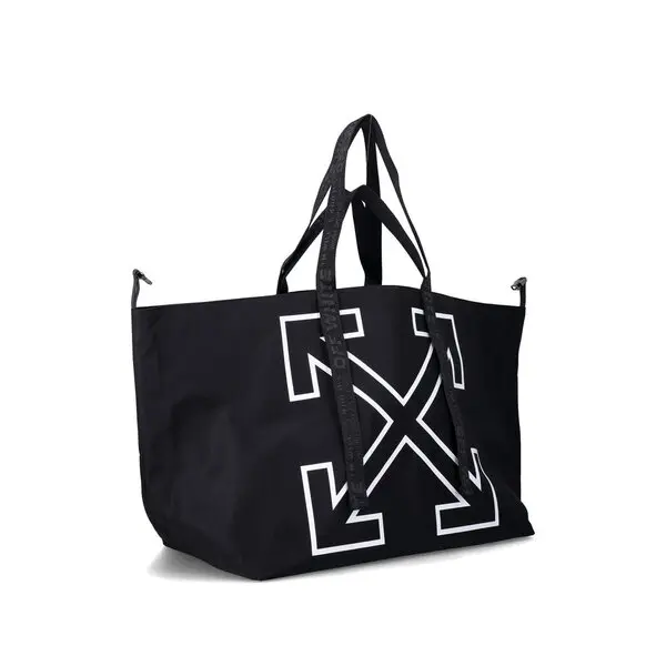 Off-White Tote Bag With Arrow Print