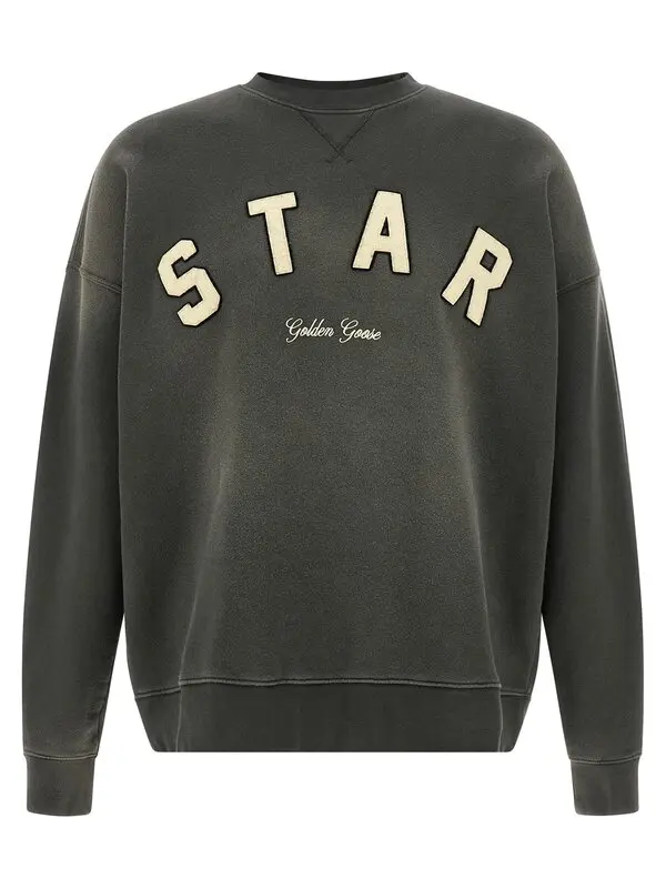 GOLDEN GOOSE Star Patch Sweatshirt - Gray