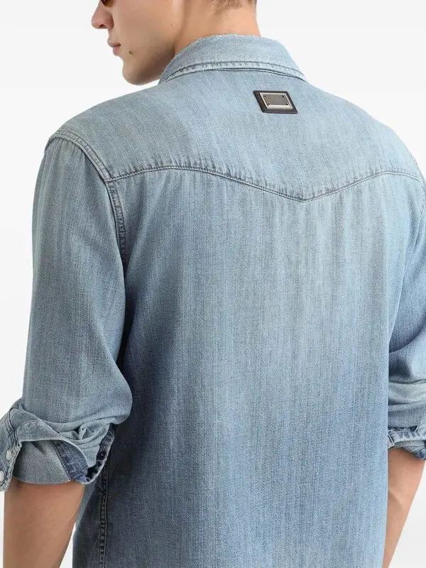 Dolce & Gabbana Western Shirt - Blue