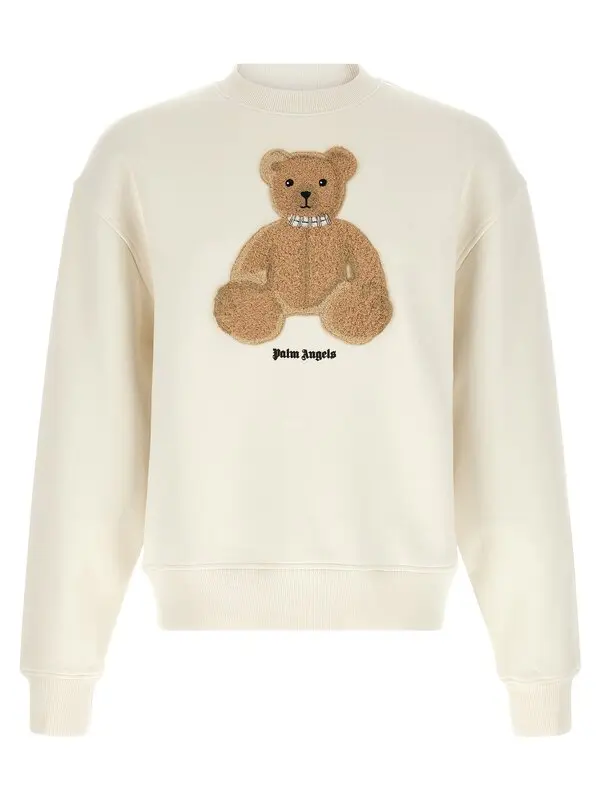 Palm Angels Teddy Bear Sweatshirt - White