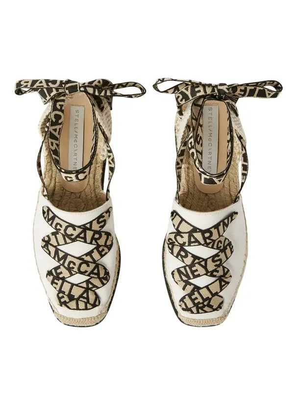 Stella McCartney Gaia Platform Espadrilles - White