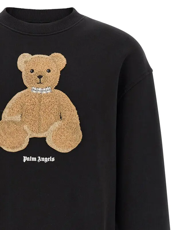 Palm Angels Bear Bouclé Sweatshirt
