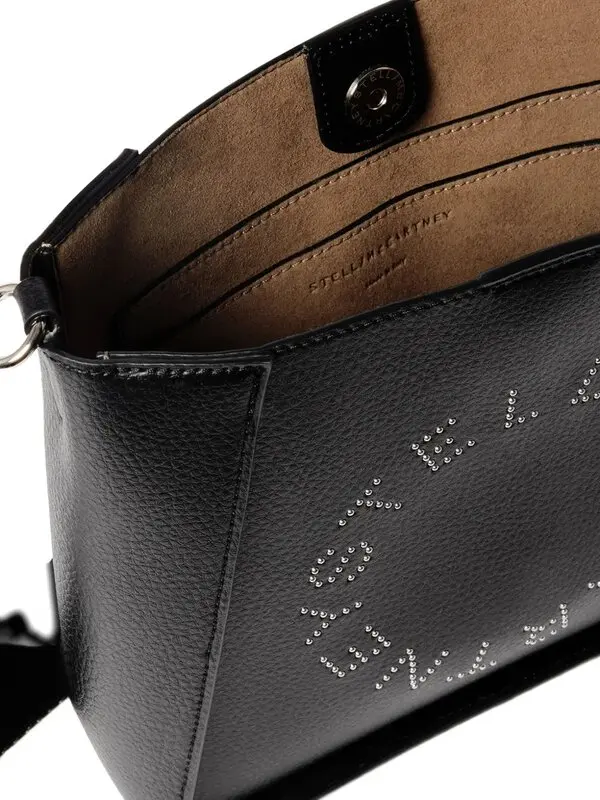 Stella McCartney Logo Detail Shoulder Bag - Black
