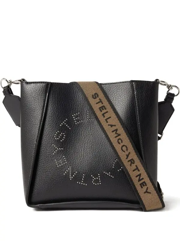 Stella McCartney Logo Detail Shoulder Bag - Black