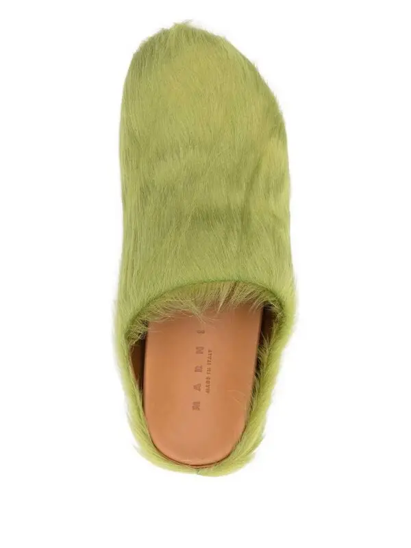 Marni Footbed Mules - Green