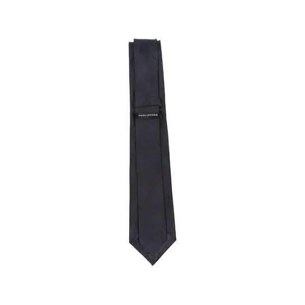 Tagliatore Silk Jacquard Tie - Blue