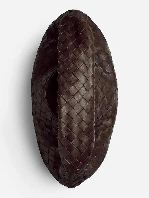 Bottega Veneta Hop Piccola Woven Leather Hobo Bag - Brown