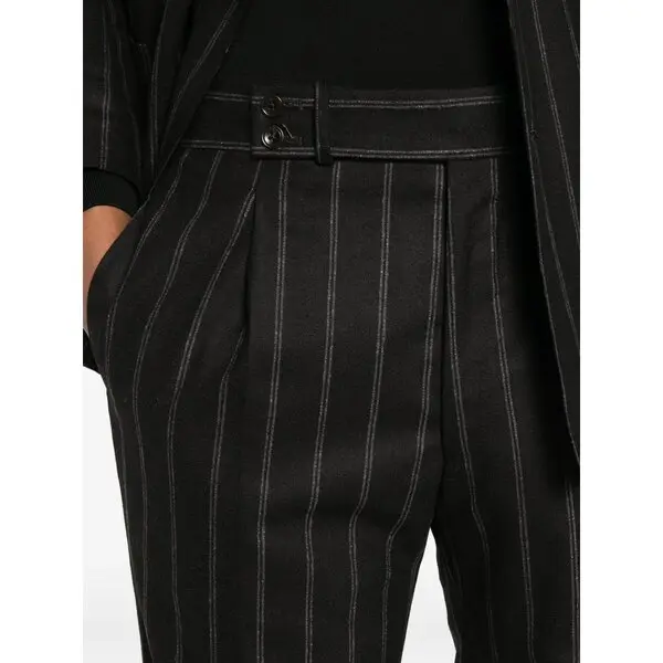 Tagliatore Suits Double Breasted Suits - Black