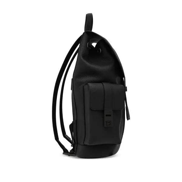 FERRAGAMO Textured Leather Backpack