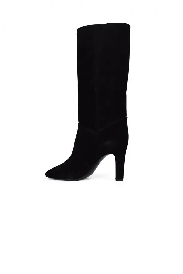 Saint Laurent Velvet Tracy Boots