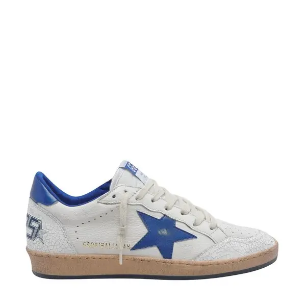 GOLDEN GOOSE Ball Star Leather Sneakers - Blue