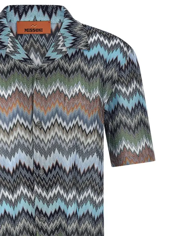Missoni Chevron Snake Shirt - Multicolor