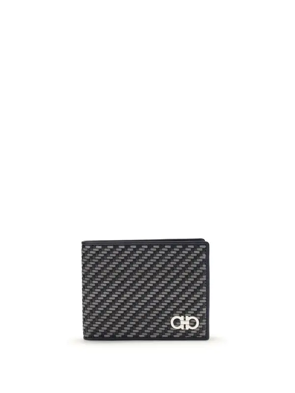 FERRAGAMO Leather Wallet - Gray