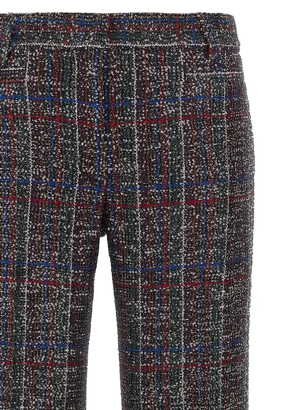 Missoni Sequin Tartan Flare Pants