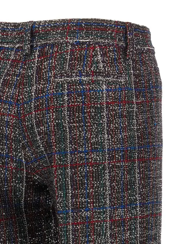 Missoni Sequin Tartan Flare Pants