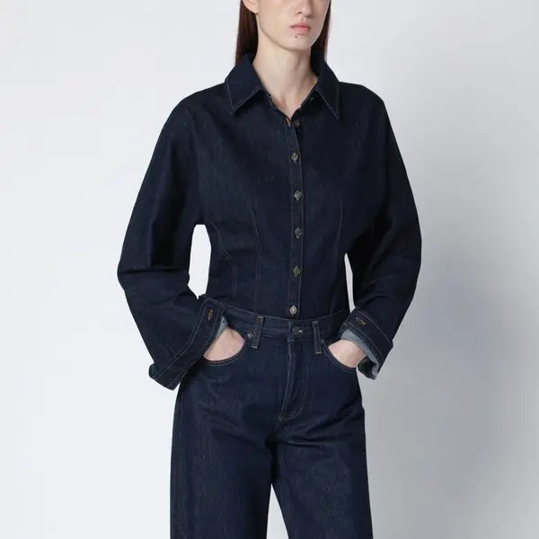 AGOLDE Dark Indigo Denim Shirt