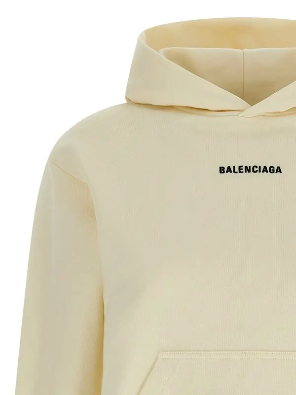 Balenciaga Embroidered Logo Hoodie
