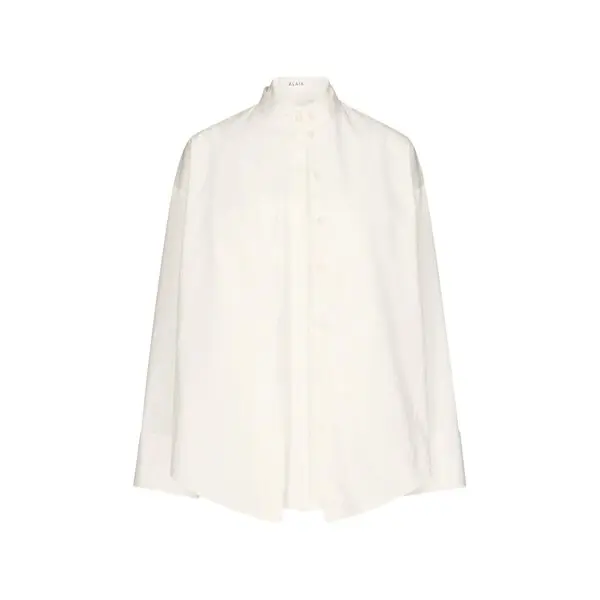 Alaïa Cotton Layered Shirt - White