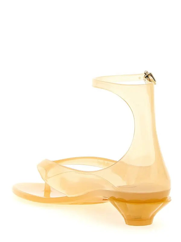 Chloé Jelly Sandals With Ankle Strap