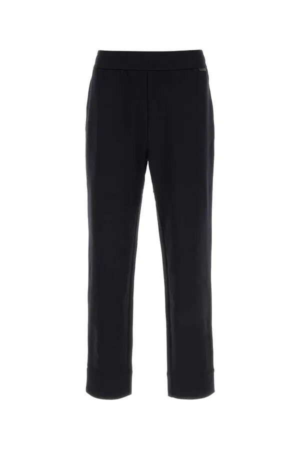 Moncler Midnight Cotton Blend Joggers - Blue