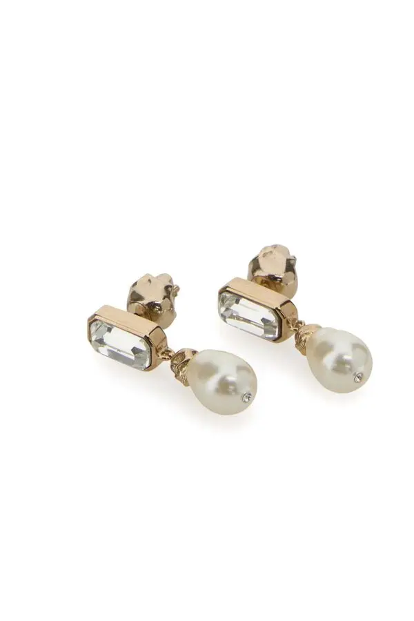 Alexander McQueen Metal Skull Earrings