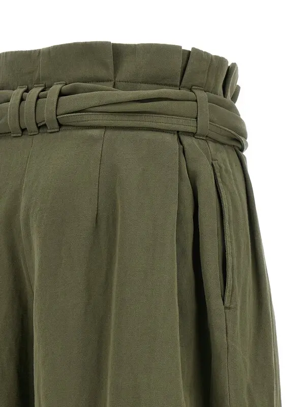 Balmain High Waist Serge Pants