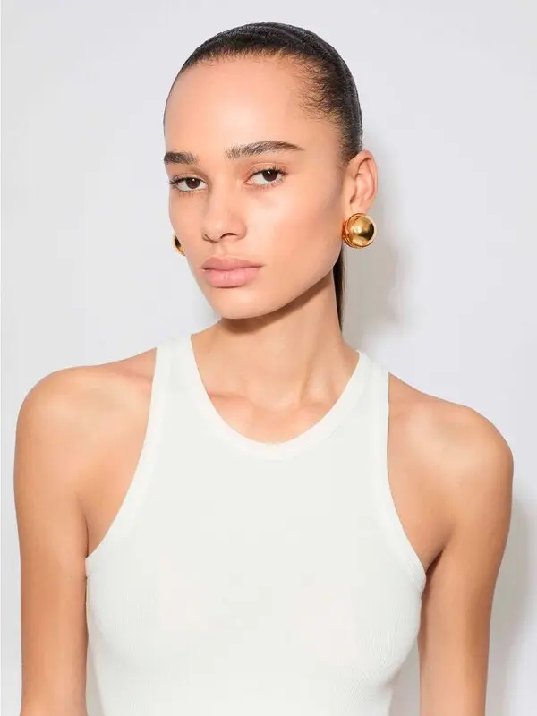 Alaïa Sculpting Rib Jersey Bodysuit