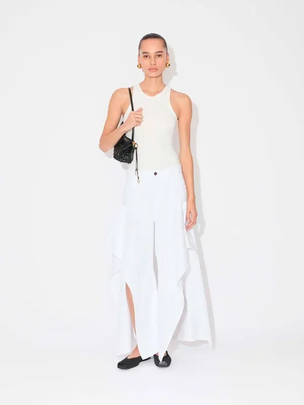 Alaïa Sculpting Rib Jersey Bodysuit