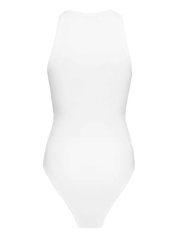 Alaïa Sculpting Rib Jersey Bodysuit
