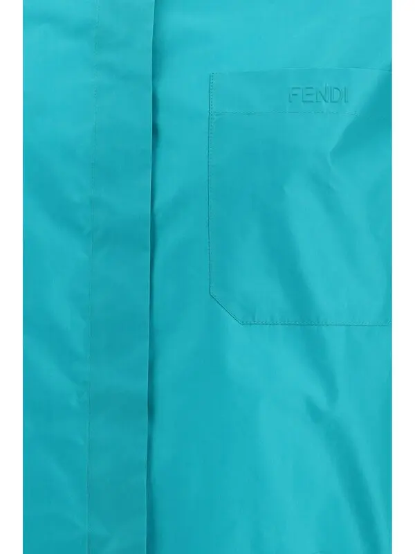 Fendi Silk Taffeta Oversized Shirt