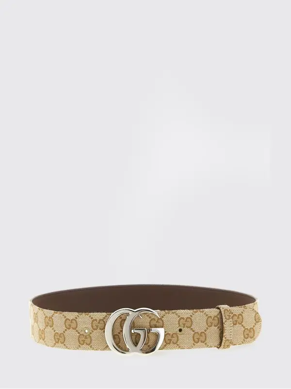 Gucci Gg Monogram Belt - Cream