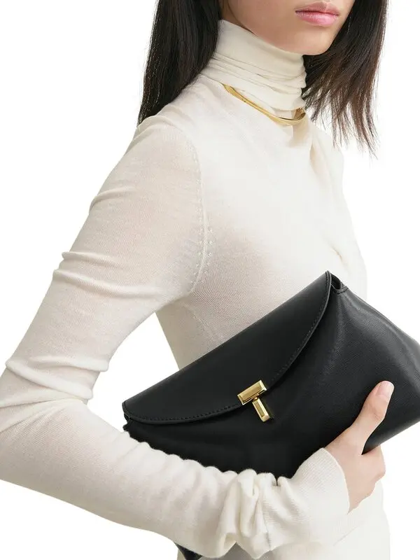 TOTEME Smooth Calfskin T-lock Bag