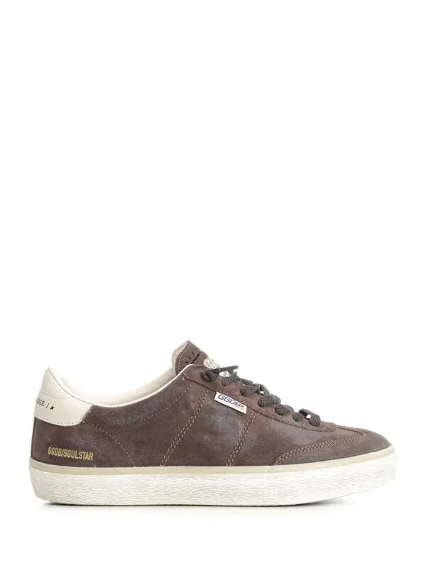 GOLDEN GOOSE Soul-star" Suede Sneakers - Brown