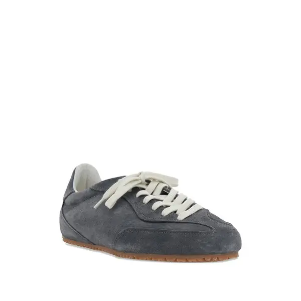 Axel Arigato Grey Suede Lace-up Low-top Sneakers