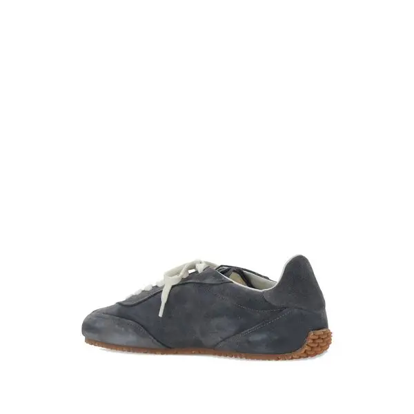 Axel Arigato Grey Suede Lace-up Low-top Sneakers