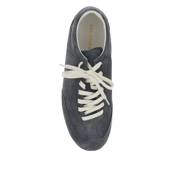 Axel Arigato Grey Suede Lace-up Low-top Sneakers