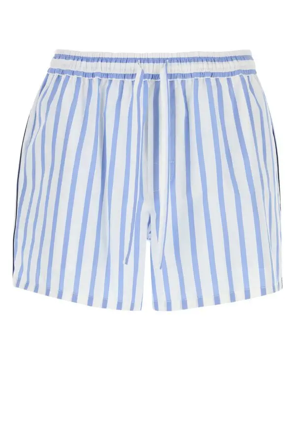 Dolce & Gabbana Embroidered Poplin Bermuda Shorts - Multicolor