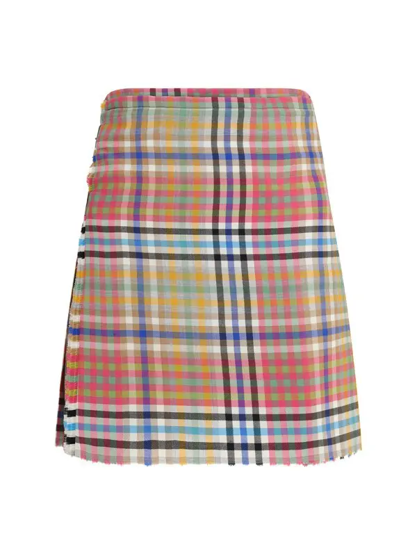 VIVIENNE WESTWOOD Heather Check Mini Kilt - Multicolor