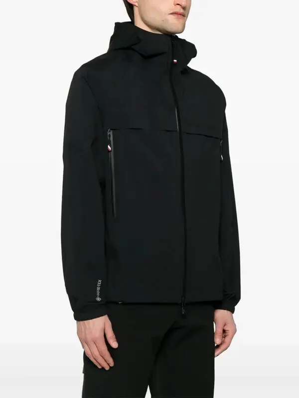 Moncler Shipton Packable Gore-tex Jacket With Hood - Black
