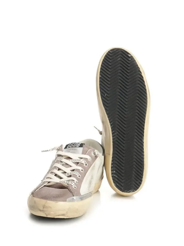 GOLDEN GOOSE Super-star Leather Sneaker - Multicolor