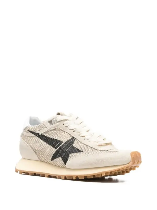 GOLDEN GOOSE Running Marathon Mesh Sneakers With Suede Inserts