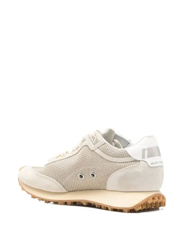 GOLDEN GOOSE Running Marathon Mesh Sneakers With Suede Inserts
