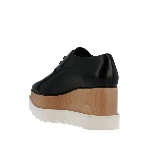 Stella McCartney Leather Lace-up Platform Wedge Derby Shoes
