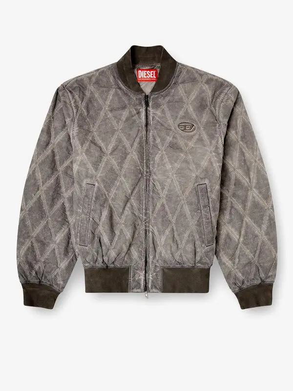 DIESEL® Diamond-quilted Cotton Blend Jacket - Multicolor