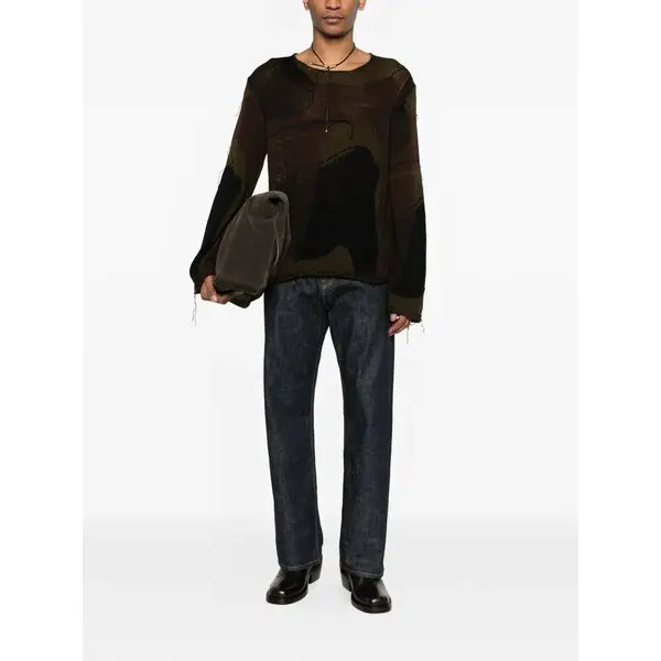 Our Legacy Camouflage Knitted Jumper