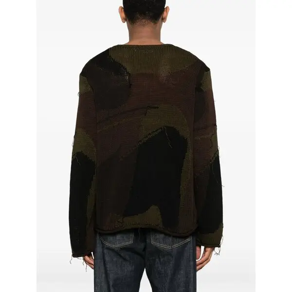 Our Legacy Camouflage Knitted Jumper